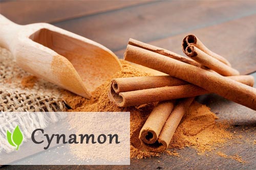 Cynamon - algi Spirulina i Chlorella