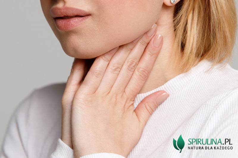 Zapalenie krtani - algi Spirulina i Chlorella