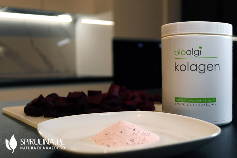 Kolagen do picia - algi Spirulina i Chlorella