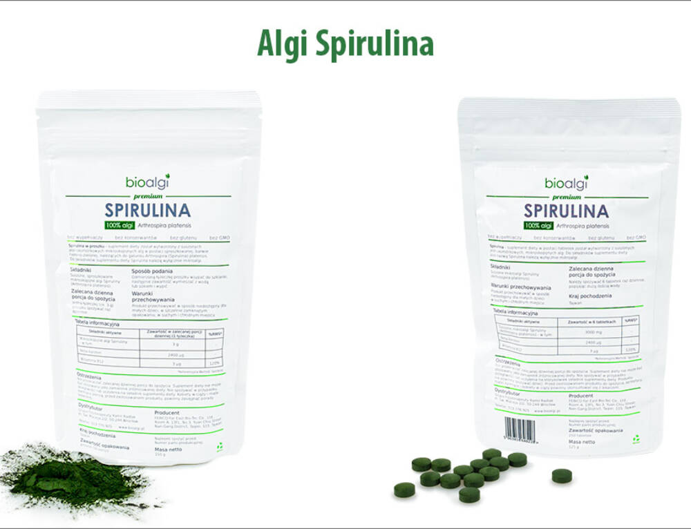 Algi – czym są i jakie mają właściwości - algi Spirulina i Chlorella