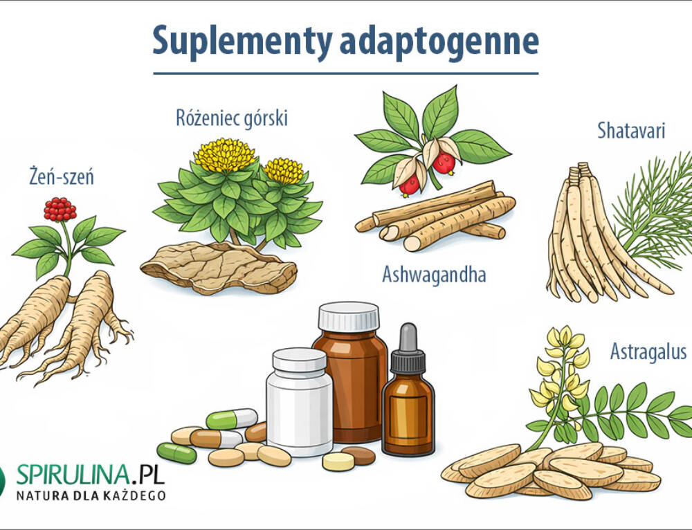 Suplement na koncentrację - algi Spirulina i Chlorella
